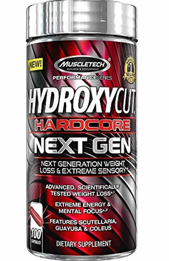 Hydroxycut Hardcore Next Gen, Scientifically Tested Weight Loss and ...