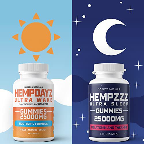 HempZZZ Ultra Sleep Gummies Extra Strength 25000 MG with Melatonin and ...