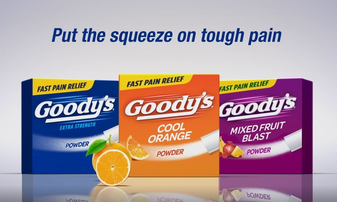 Goody's Extra Strength Headache Powder, Cool Orange Flavor, 24 Powder ...