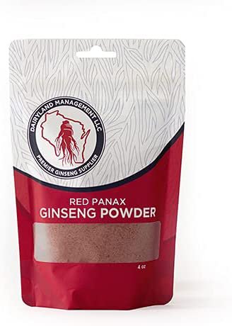 Red Panax Ginseng Powder with Natural Ginsenosides - Supports Healthy ...