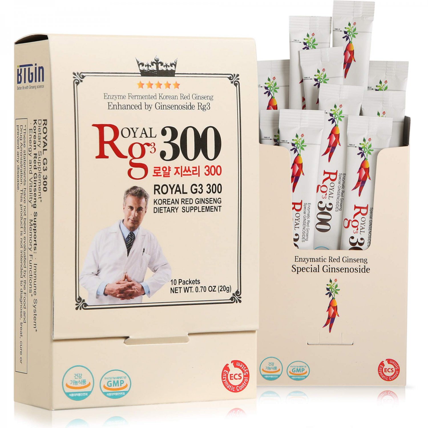 RG3 300 Korean Panax Red Ginseng Powder High Ginsenosides Rg3 Enhanced ...