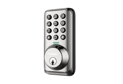 TEEHO Keypad Door Lock - Keyless Entry Door Lock - Smart Door Lock with ...