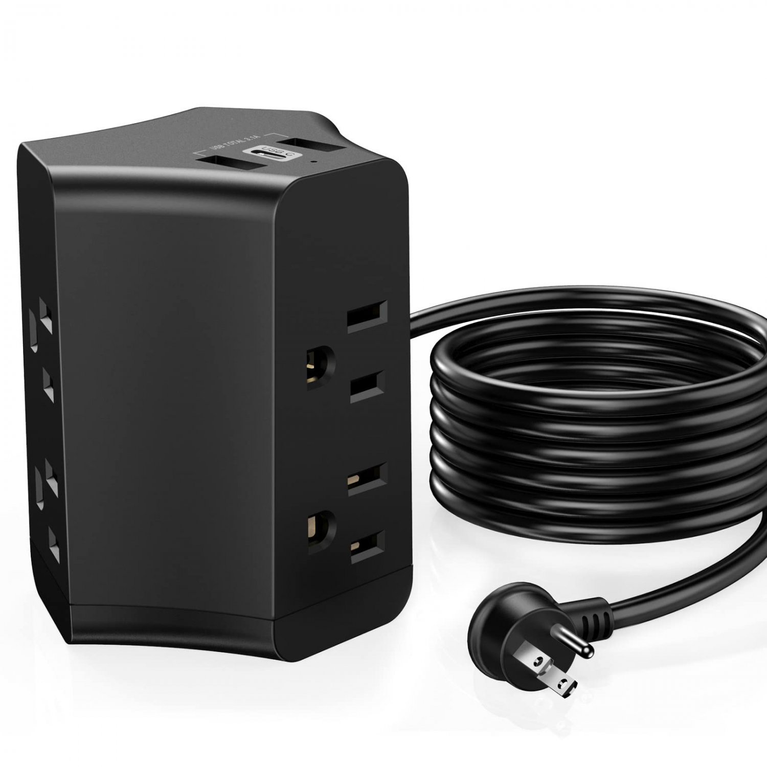 surge protector tower 9 IN 1, Extension Cord with Multiple Outlets and ...