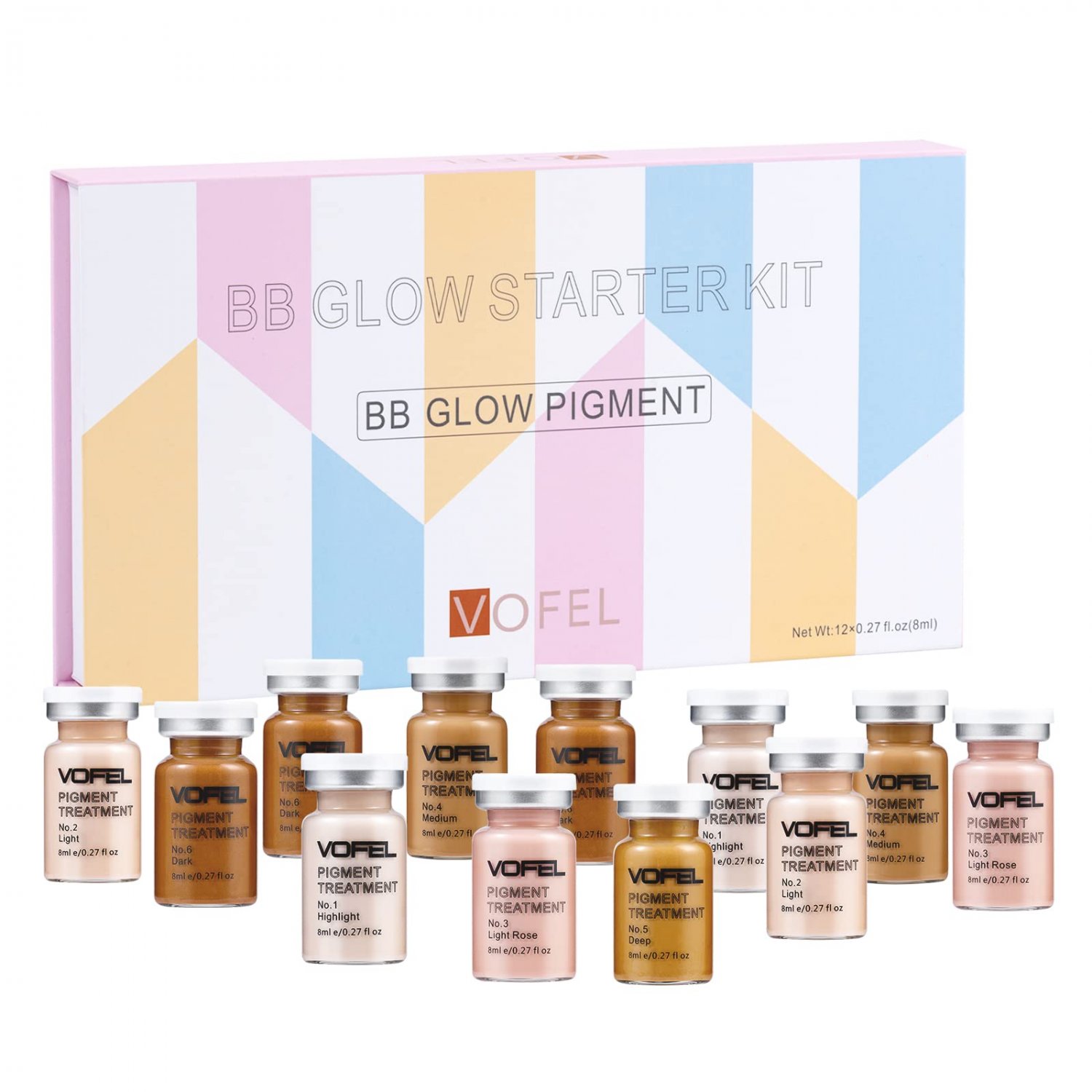 BB Glow Starter Kit BB Glow Pigment for Microneedling Serum Foundation ...