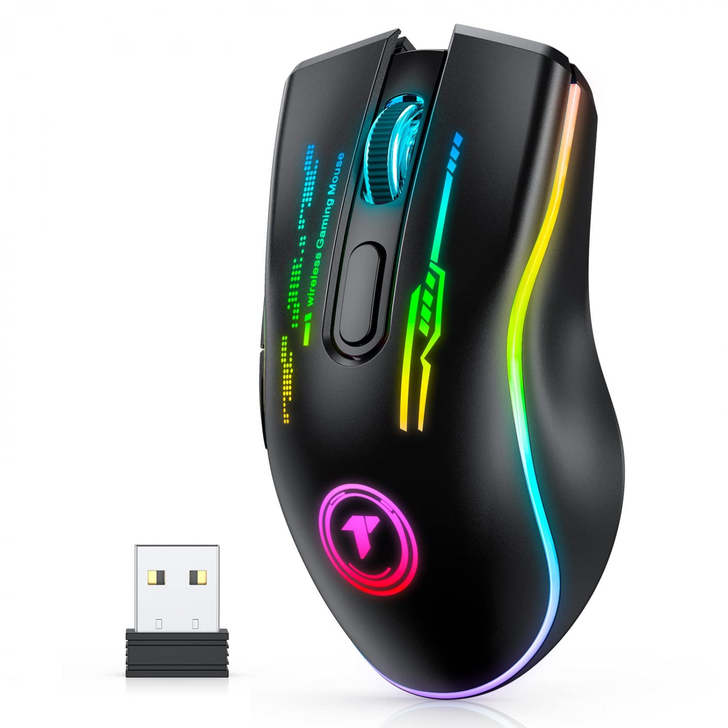 TECURS Wireless Gaming Mouse - Wireless Mouse Gaming for PC, Gaming ...