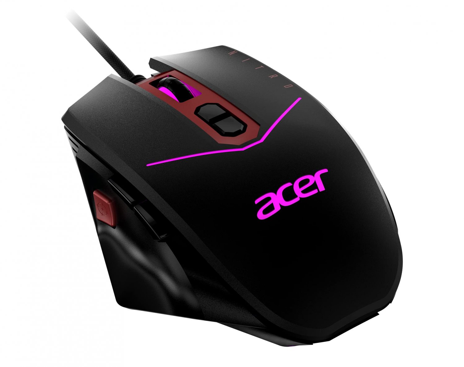 Acer Nitro Gaming Mouse II Gaming Mouse with PAW3325 Sensor, Adjustable ...
