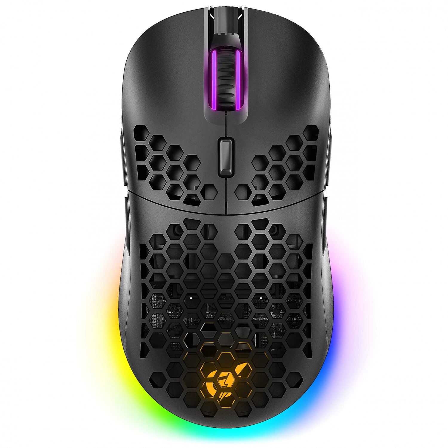 Gunmjo Gram DIY Honeycomb Shell 2.4G Wireless RGB Gaming Mouse, Gaming ...