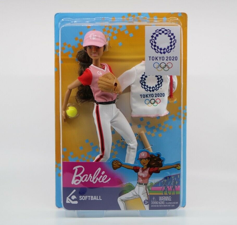 Barbie TOKYO 2020 Olympics SOFTBALL PLAYER DOLL
