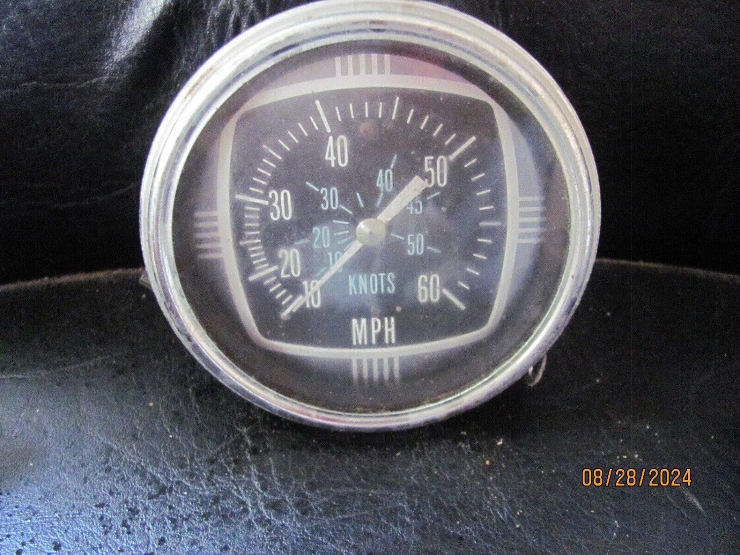 Vintage 60 mph Speedometer by Sewart Warner 1966