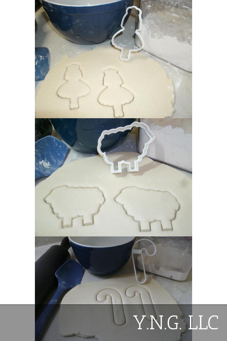 LITTLE BO PEEP NURSERY RHYME GIRL SHEPHERD HOOK STAFF COOKIE CUTTER USA ...