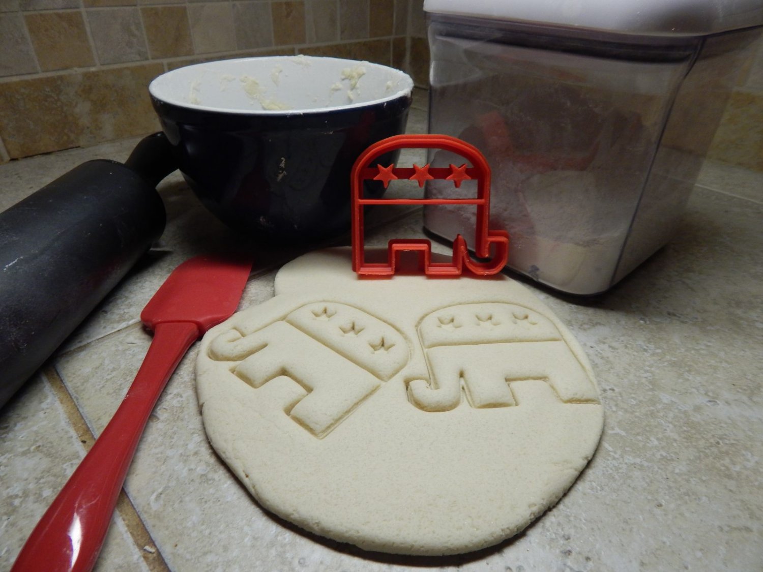 ELECTION POLITICS CAMPAIGN MASCOT PARTY SYMBOL DEMOCRAT COOKIE CUTTER ...