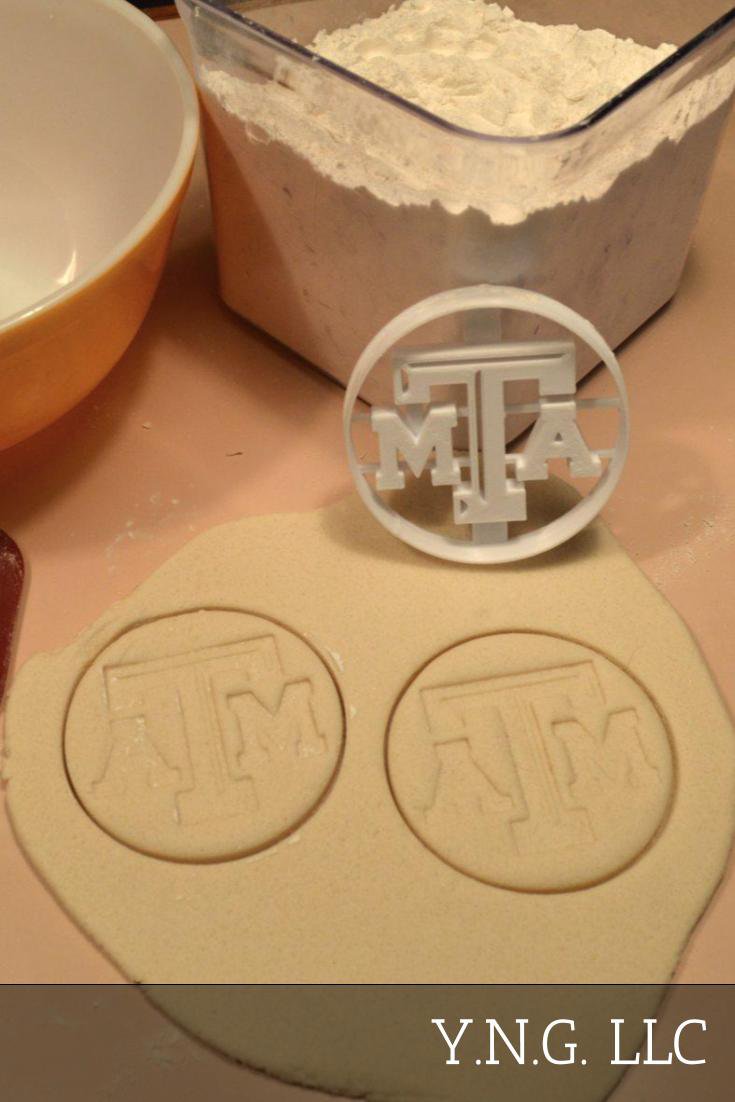 TEXAS ATM UNIVERSITY A AND M A&M AGGIES GIG EM SPORTS COOKIE CUTTER USA ...