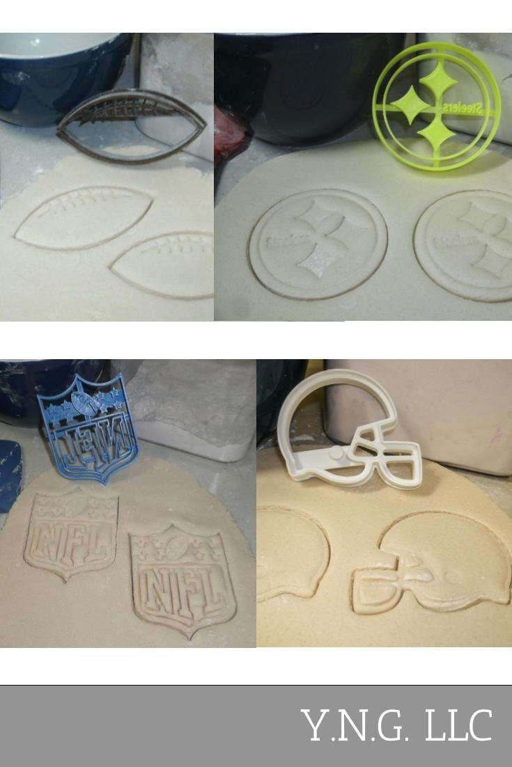 Pittsburgh Steelers NFL Football Logo Set Of 4 Cookie Cutters USA PR1091