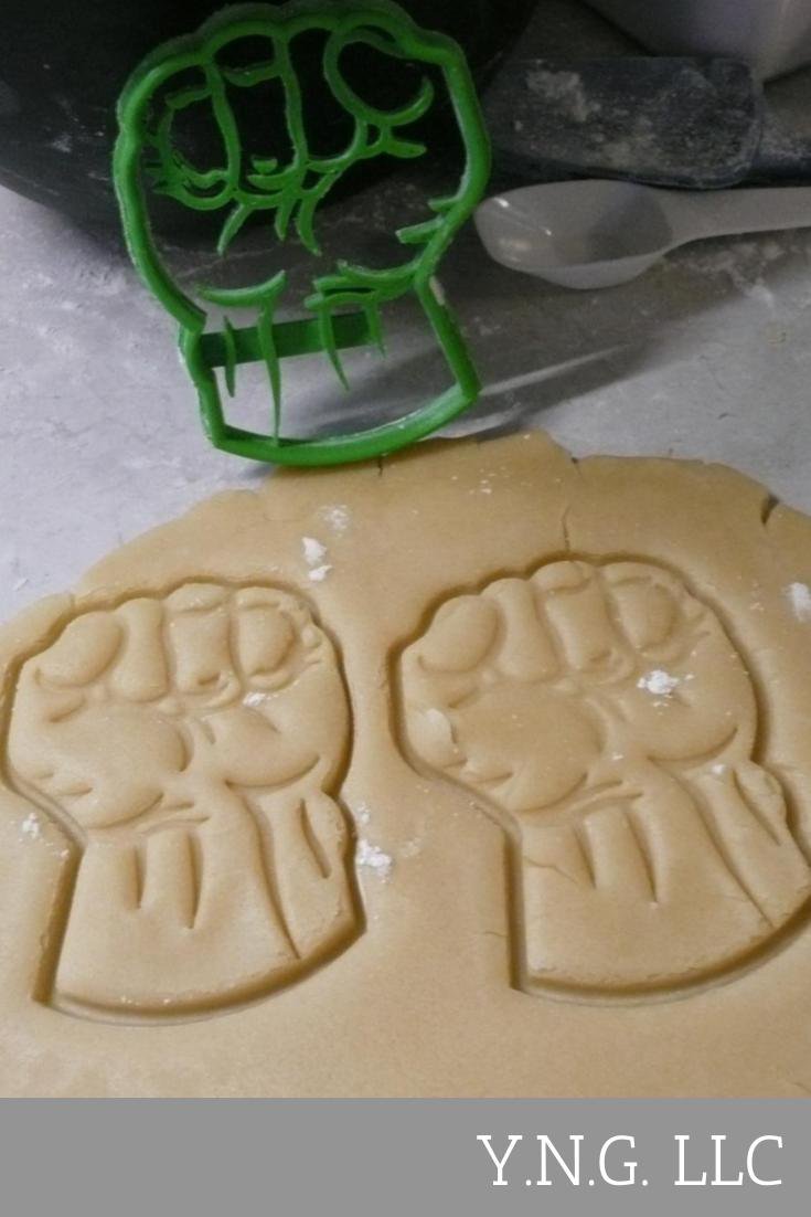 HULK SUPERHERO MARVEL CHARACTER COOKIE CUTTER FONDANT BAKING TOOL USA PR463