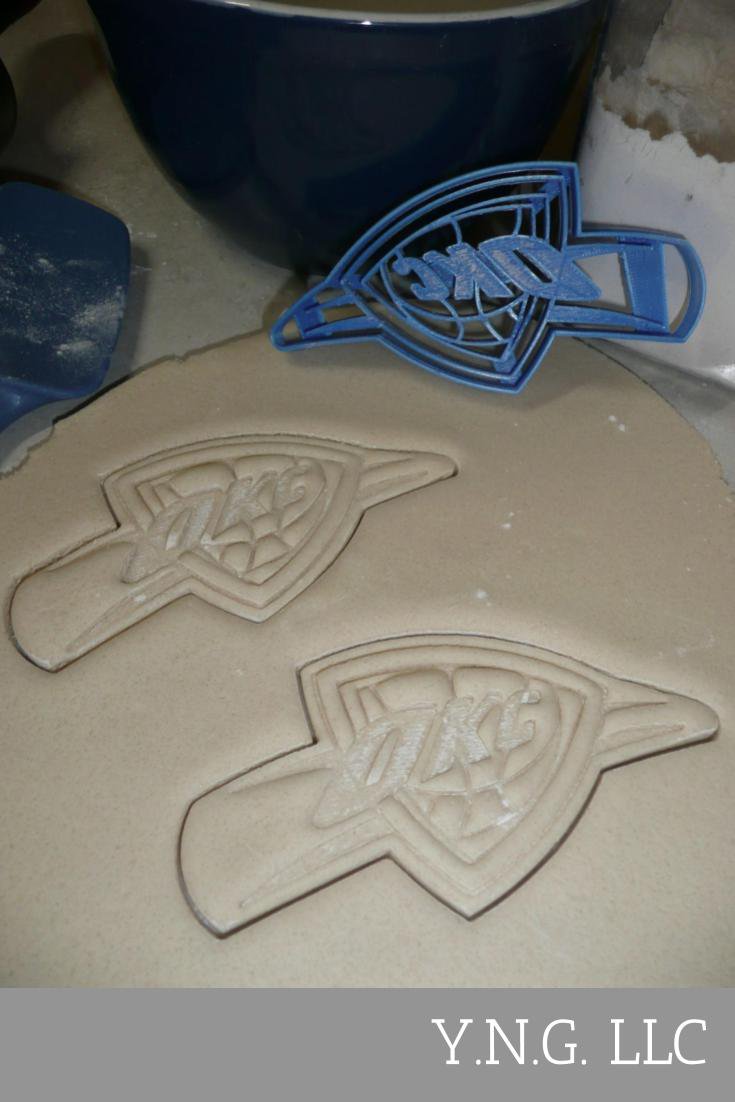 Oklahoma City Thunder Basketball Team Sports Cookie Cutter USA PR2746