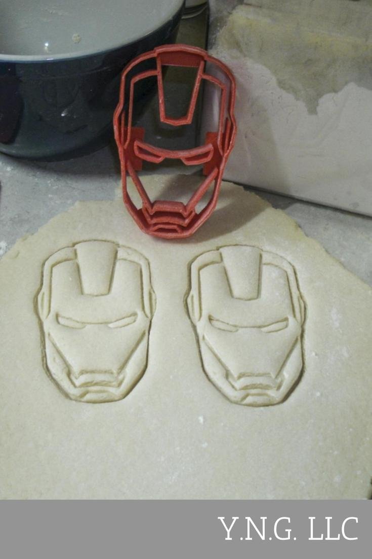 IRONMAN SUPERHERO MARVEL CHARACTER COOKIE CUTTER FONDANT BAKING TOOL ...