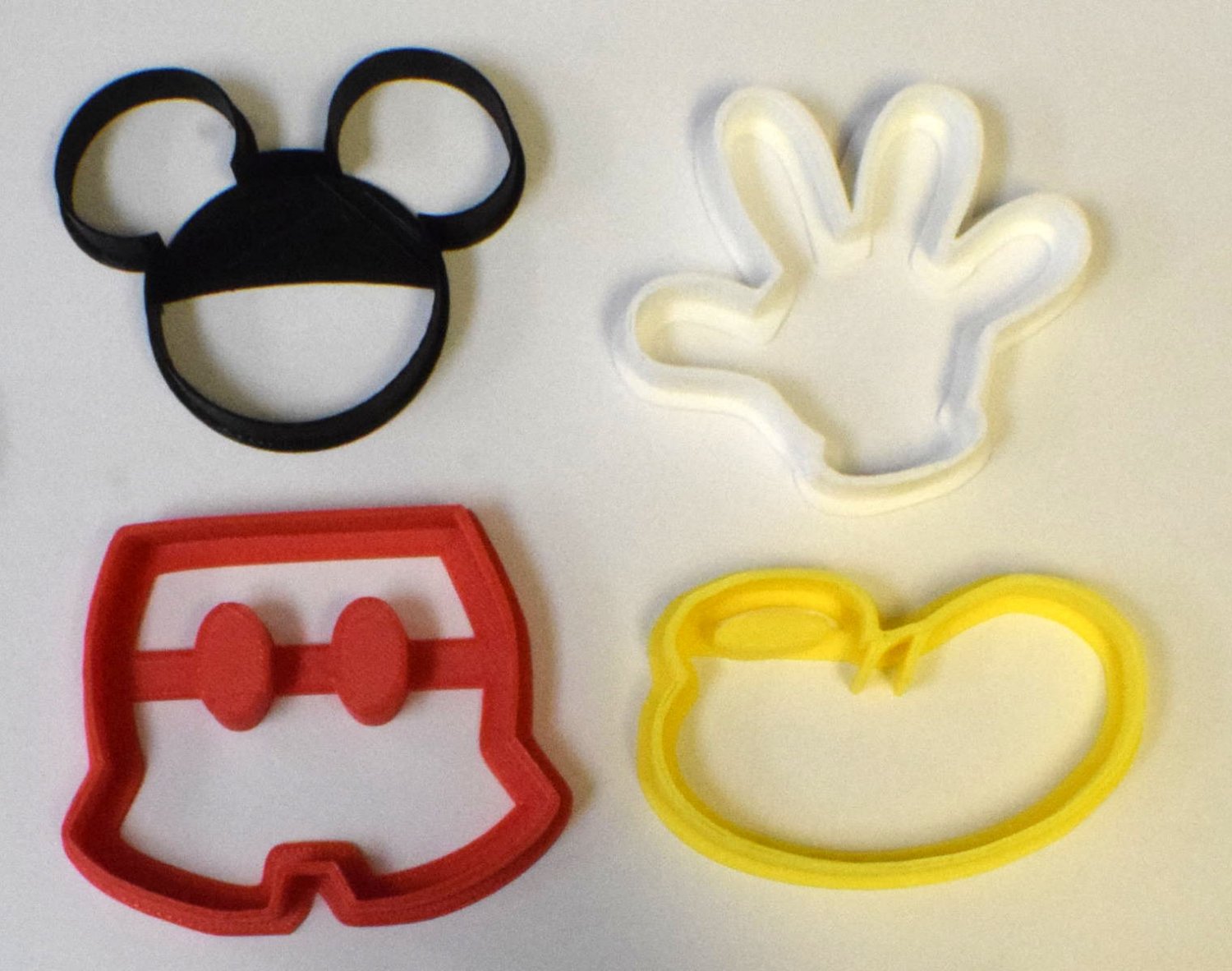 MICKEY MOUSE SET CARTOON DISNEY CHARACTER COOKIE CUTTER BAKING TOOL USA ...