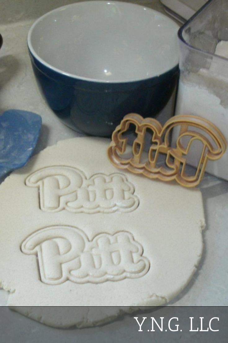 UNIVERSITY OF PITTSBURGH PITT WORD NCAA SPORTS COOKIE CUTTER MADE IN ...