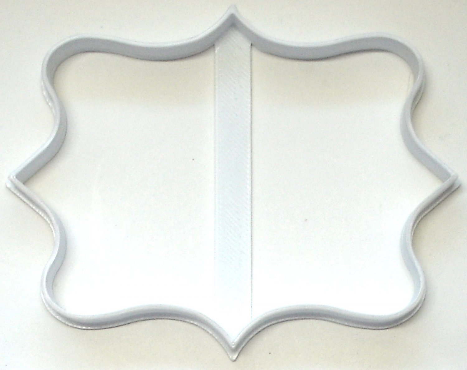 FRAME PLAQUE FANCY DECORATIVE BORDER OUTLINE RECTANGLE COOKIE CUTTER ...