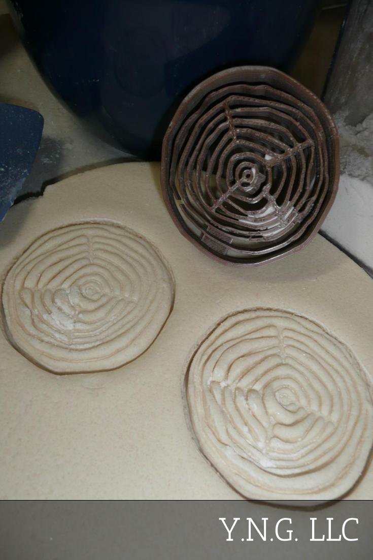 DETAILED TREE LOG BARK WOOD GRAIN SLICE STUMP LAYER COOKIE CUTTER USA ...
