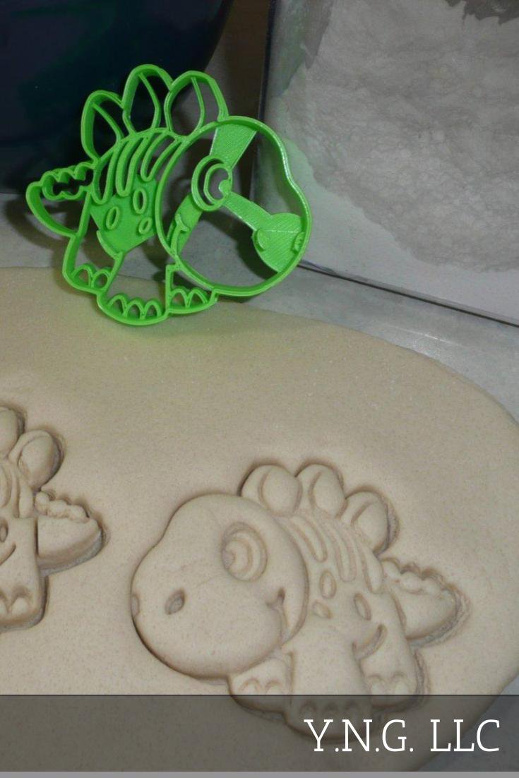 STEGOSAURUS DINOSAUR STEGO DINO ROOF AND SAUROS LIZARD COOKIE CUTTER ...