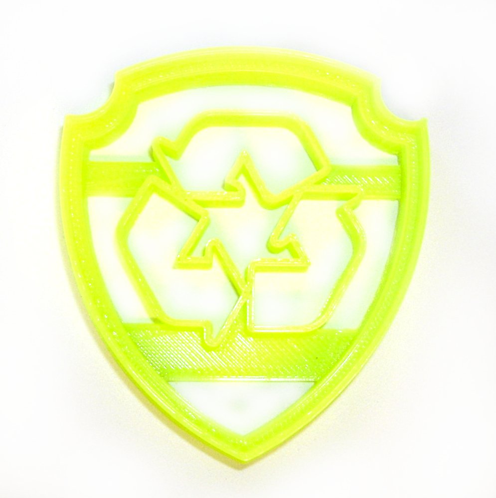 ROCKY BADGE SHIELD TAG LOGO PAW PATROL SHOW HEROIC DOG COOKIE CUTTER ...
