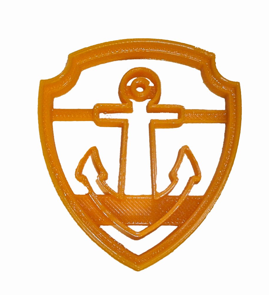 ZUMA BADGE SHIELD TAG LOGO PAW PATROL KIDS SHOW HEROIC COOKIE CUTTER ...