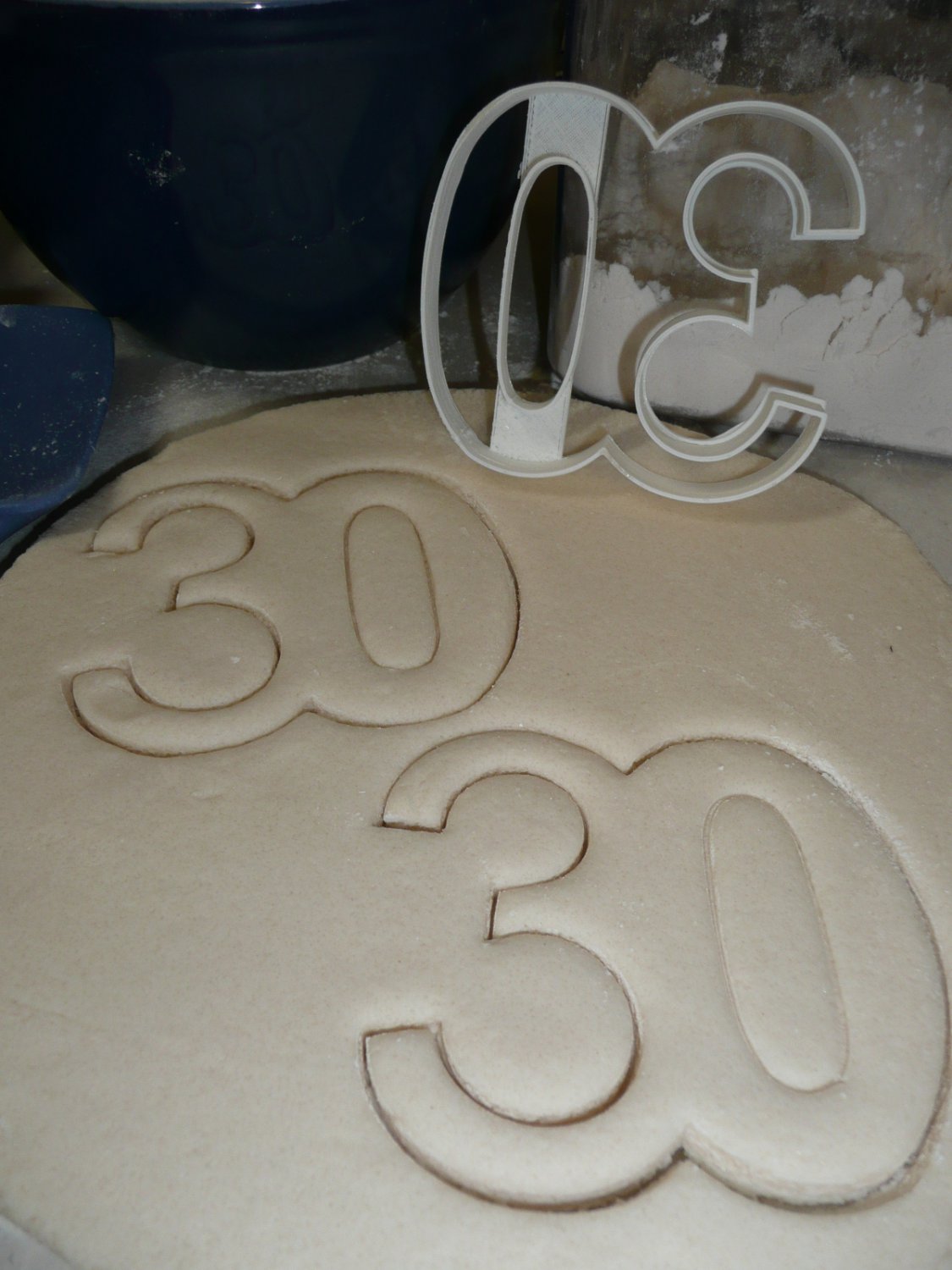 NUMBER 30 DIRTY THIRTY BIRTHDAY ANNIVERSARY EVENT COOKIE CUTTER USA ...