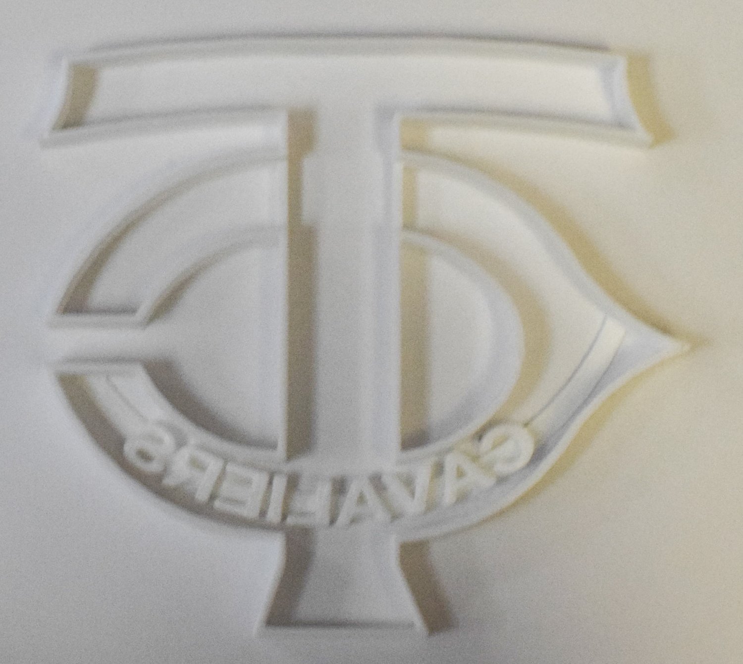 TC TRI COUNTY HIGH SCHOOL CAVALIERS SPORTS LETTERS LOGO COOKIE CUTTER ...