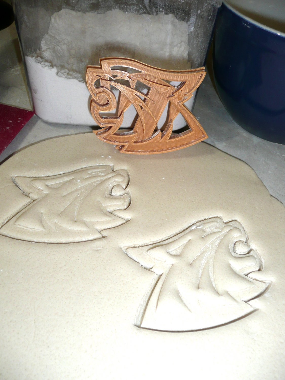 PEARL RIVER COMMUNITY COLLEGE WILDCATS MASCOT PRCC LOGO COOKIE CUTTER ...