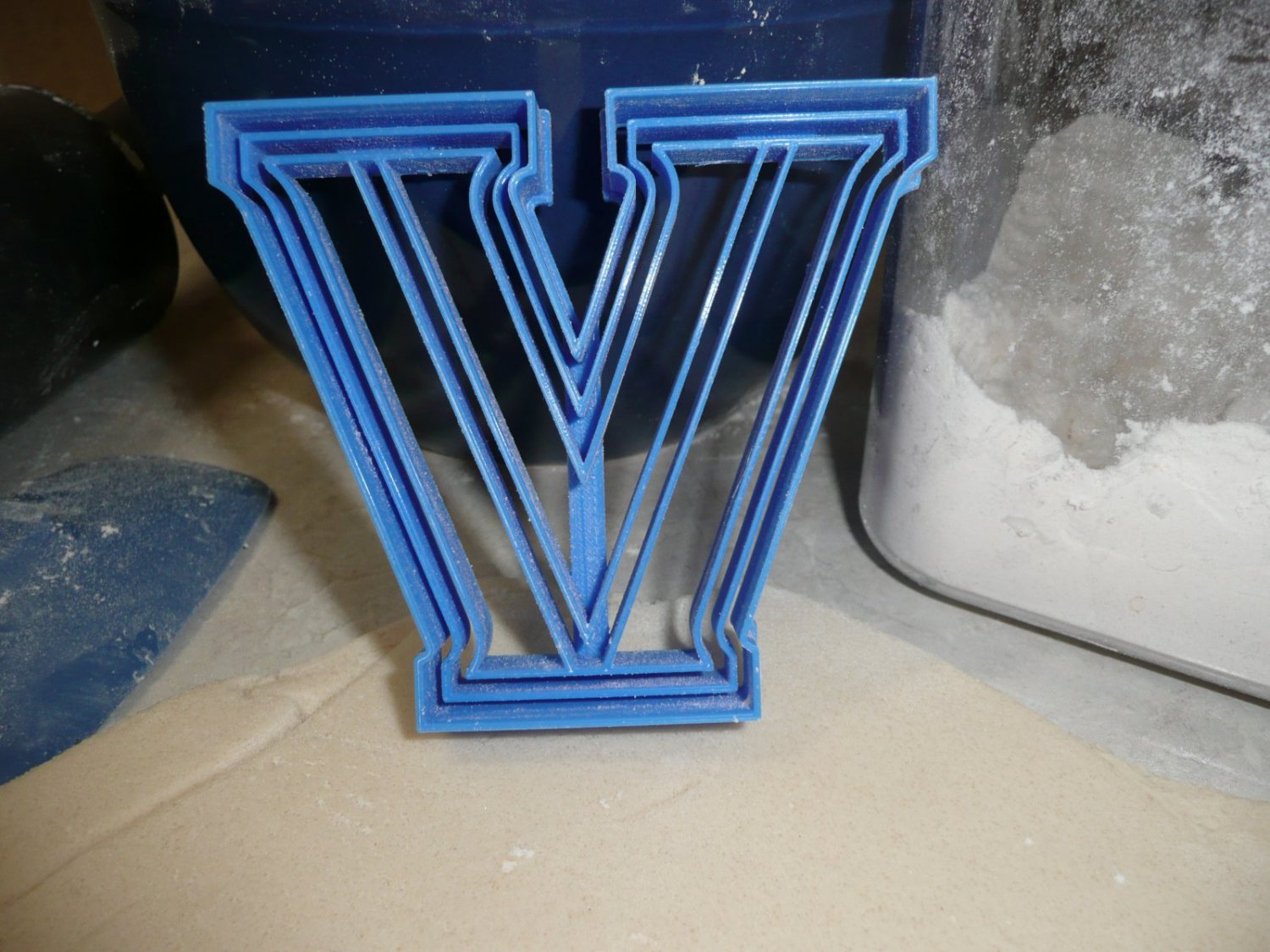 Villanova University Wildcats V Logo Sports Athletics Cookie Cutter USA ...