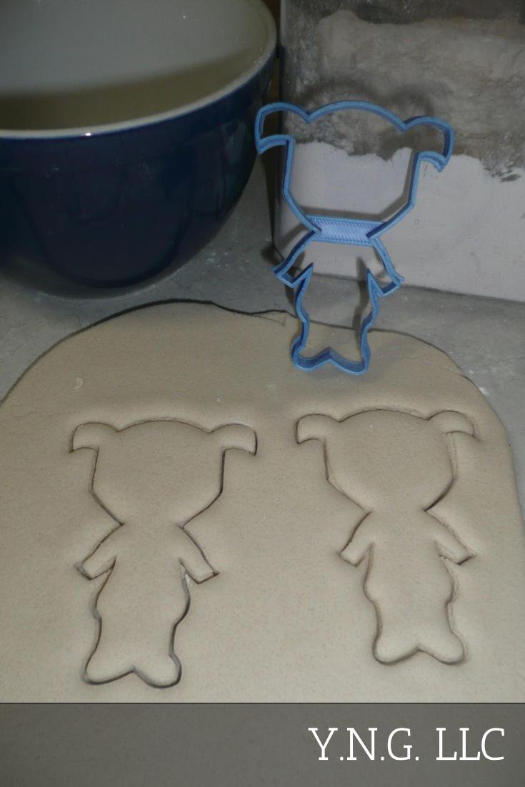 BOO LITTLE GIRL OUTLINE CARTOON CHARACTER FROM MONSTERS COOKIE CUTTER ...