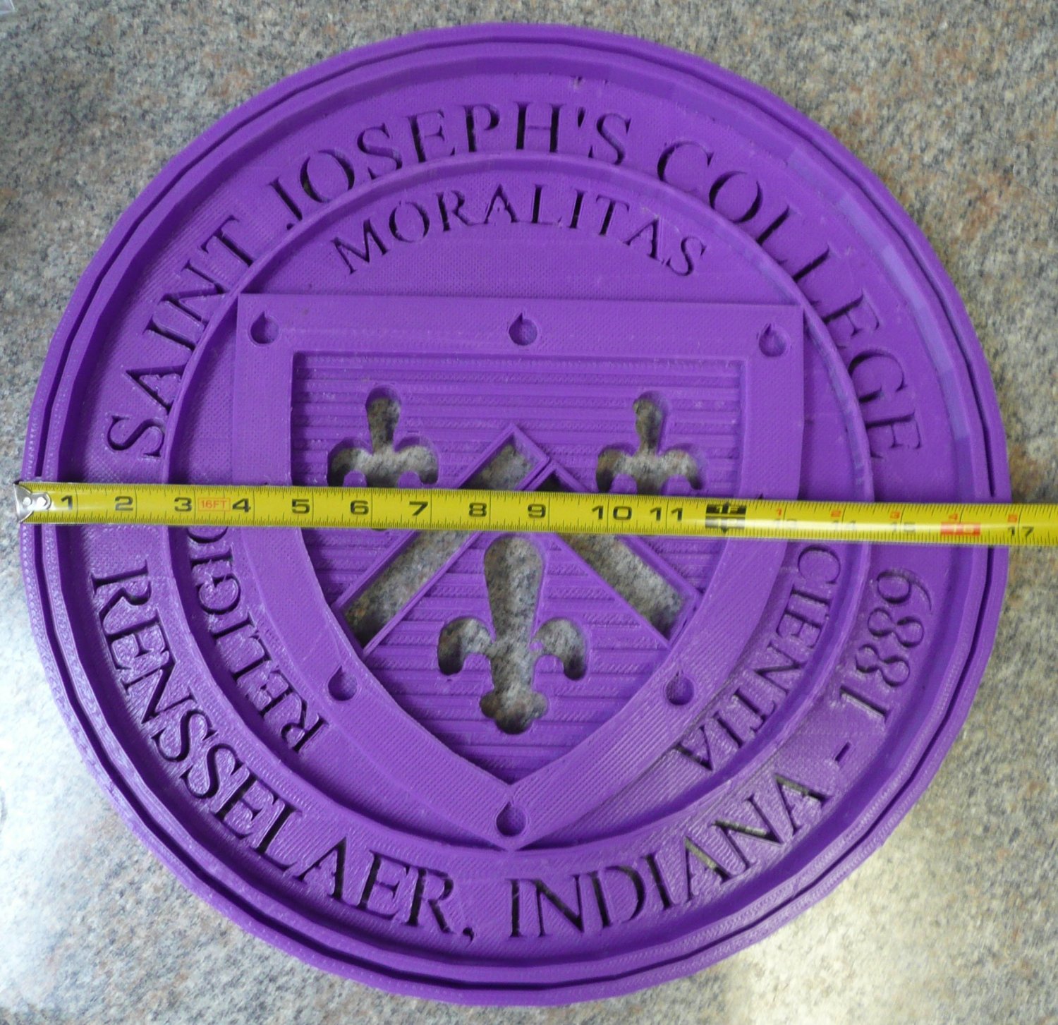 Saint Joseph's College SJC Crest Wall Hanging Table Shelf Home Decor 3D ...