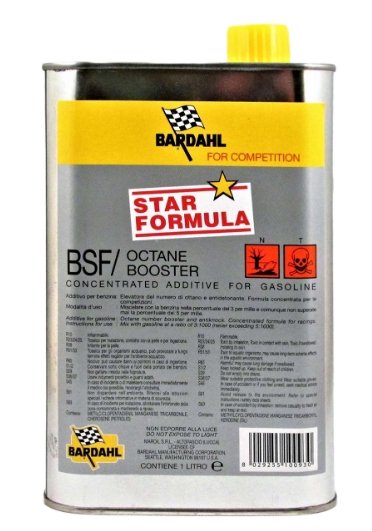 Bardahl BSF / Octane Booster (Competition) Special fuel additive sports 1000ml 33.81 OZ