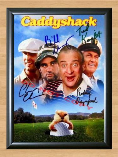 Caddyshack Cast Signed Autographed Photo Poster Print Memorabilia A3