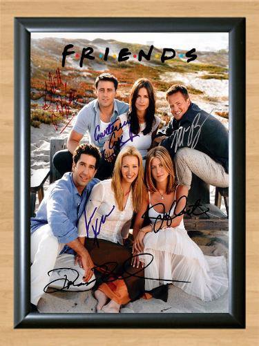 Friends Cast Signed Autographed Photo Poster Print Memorabilia A3