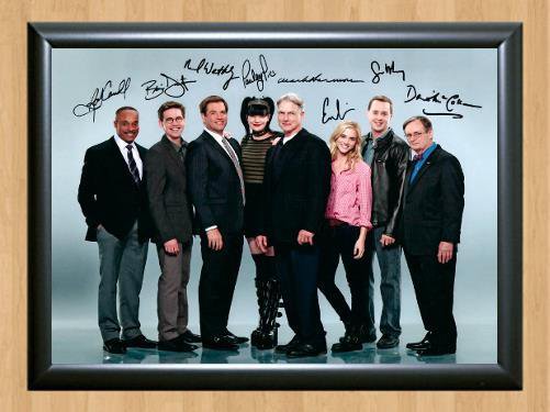 NCIS Cast Signed Autographed Photo Poster Print Memorabilia A3