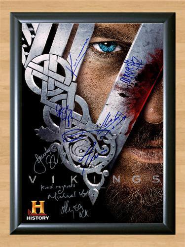 Vikings Travis Fimmel Signed Autographed Photo Poster Print Memorabilia A3