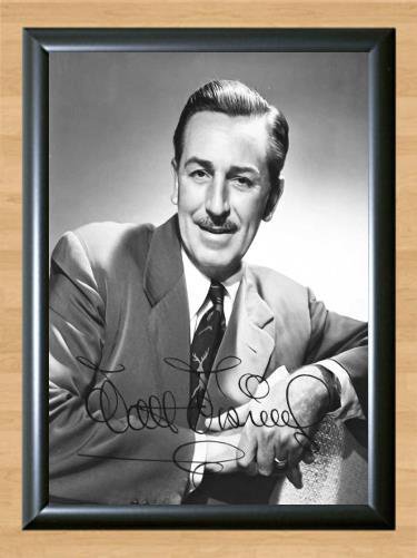 Walt Disney Signed Autographed Photo Poster Print Memorabilia A3