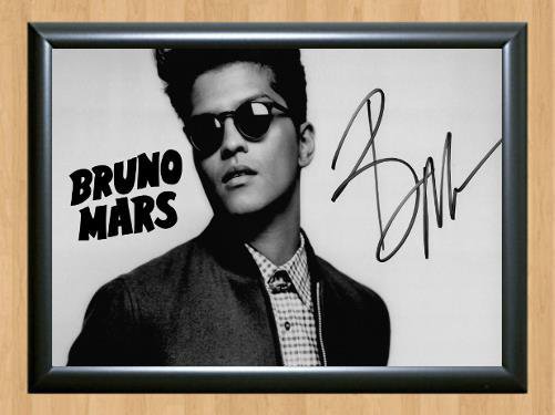 Bruno Mars Earth To XXIVK Magic Signed Autographed Photo Poster Print ...