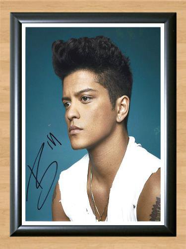 Bruno Mars Unorthodox Jukebox Signed Autographed Photo Poster Print ...