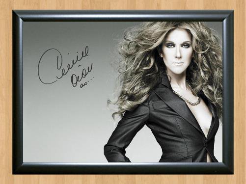 Celine Dion Signed Autographed Photo Poster Print Memorabilia A3