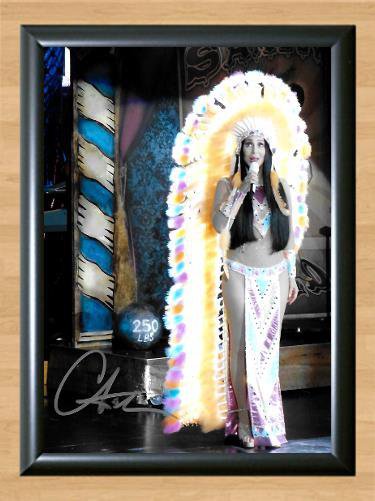 Cher Signed Autographed Photo Poster Print Memorabilia A3