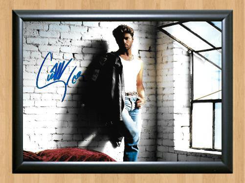 George Michael Signed Autographed Photo Poster Print Memorabilia A3