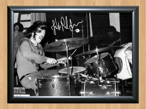 John Bonham Drummer Led Zeppelin Signed Autographed Photo Poster Print ...