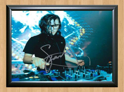 Skrillex Signed Poster