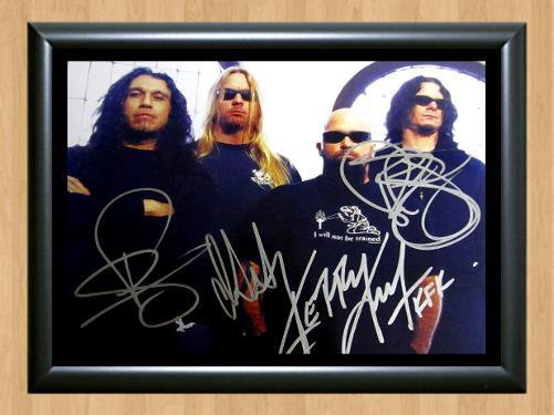 Slayer Band Signed Autographed Photo Poster Print Memorabilia A3