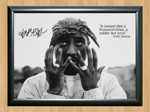Tupac Shakur 2PAC Signed Autographed Photo Poster Print Memorabilia A3