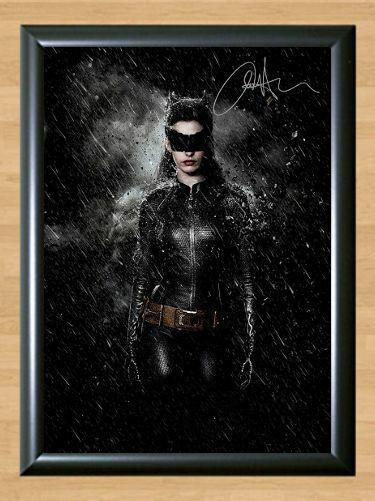 Anne Hathaway Batman Dark Knight Rises Signed Autographed Photo Poster ...