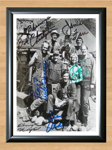 MASH M*A*S*H Cast Signed Autographed Photo Poster Print Memorabilia A4